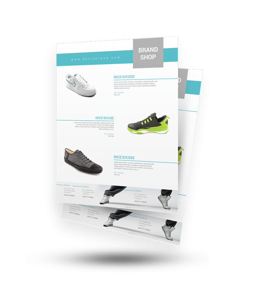 Free Product Showcase Poster Template | PSDboom | Free CV/Resume Templates